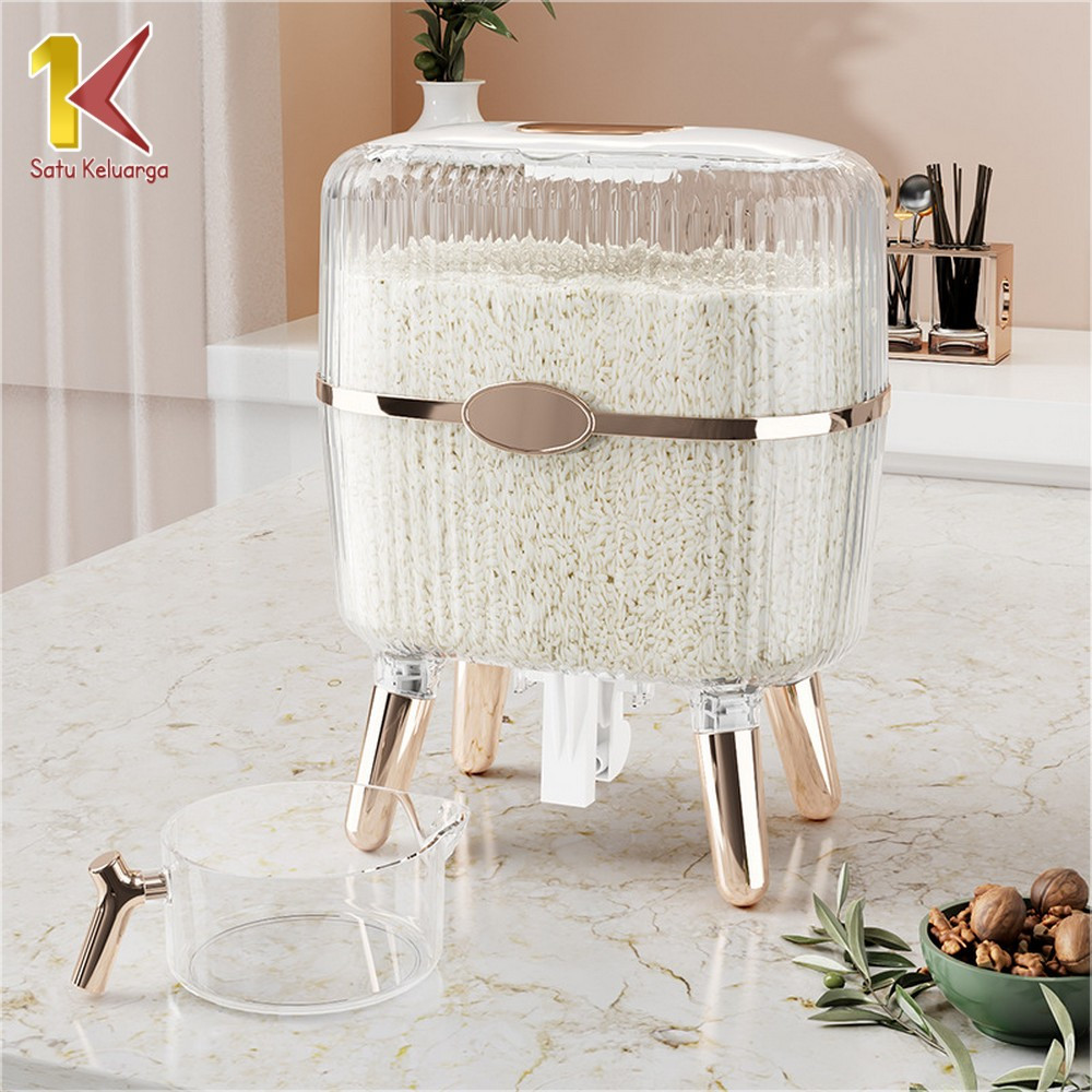 1k Rice Dispenser 12 KG C841 Aesthetic Rice Dispenser / Rice Storage ...