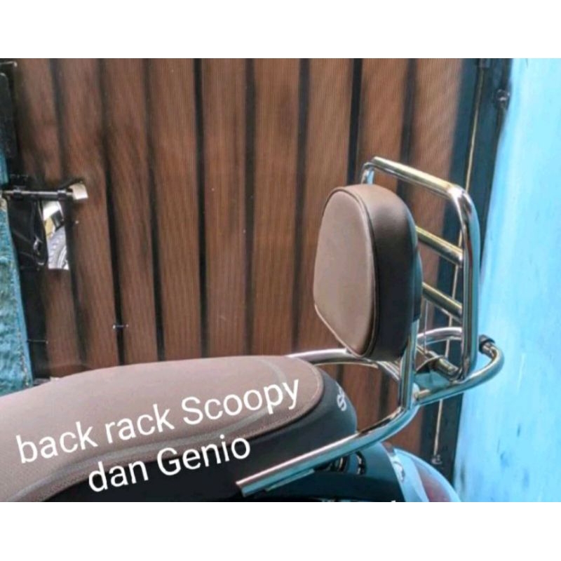 Backrack stirrup scoopy foam mate brown scoopy accessories | Shopee ...