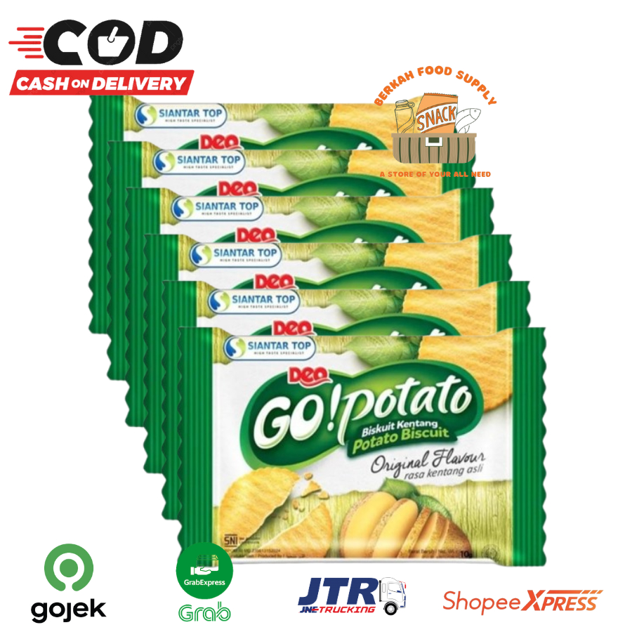 [ BLESSINGS ] Deo Go!Potato Go Potato Biscuit Potato Pack contains 20 x 8gr Siantar Top Potato ...