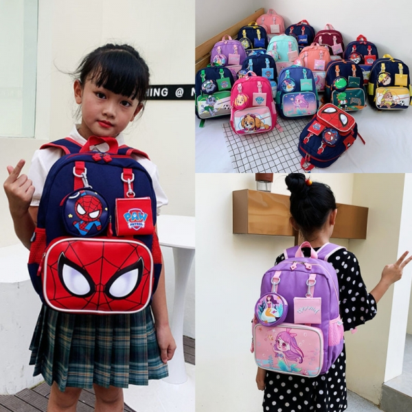Viral and Cool Character Backpacks for Boys and Girls Kindergarten and ...