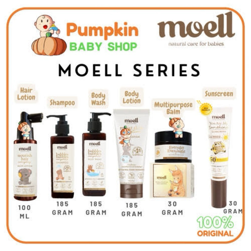Bpom Moell Body Lotion | Moell Hair Lotion | Moell Shampoo | Moell Body ...