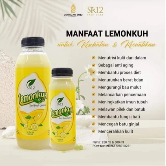 Lemonkuh SR12 / NATURAL LEMON JUICE / LEMONKU LEMON JUICE DRINK FOR ...