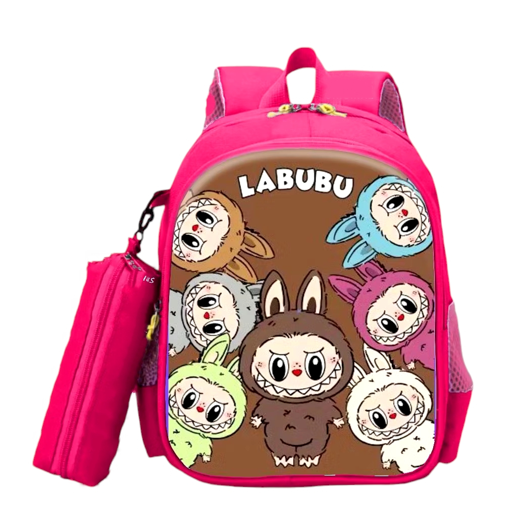 Labubu Children's Backpack Viral Character Bag Labubu PAUD TK SD ...