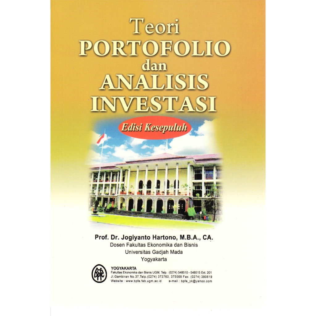 Portfolio Theory and Investment Analysis 10th Edition_Jogiyanto ...