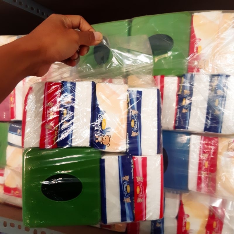 Small Clean Plus Pop up Tissue 130 sheets - contains 6 Free Tissue Box ...