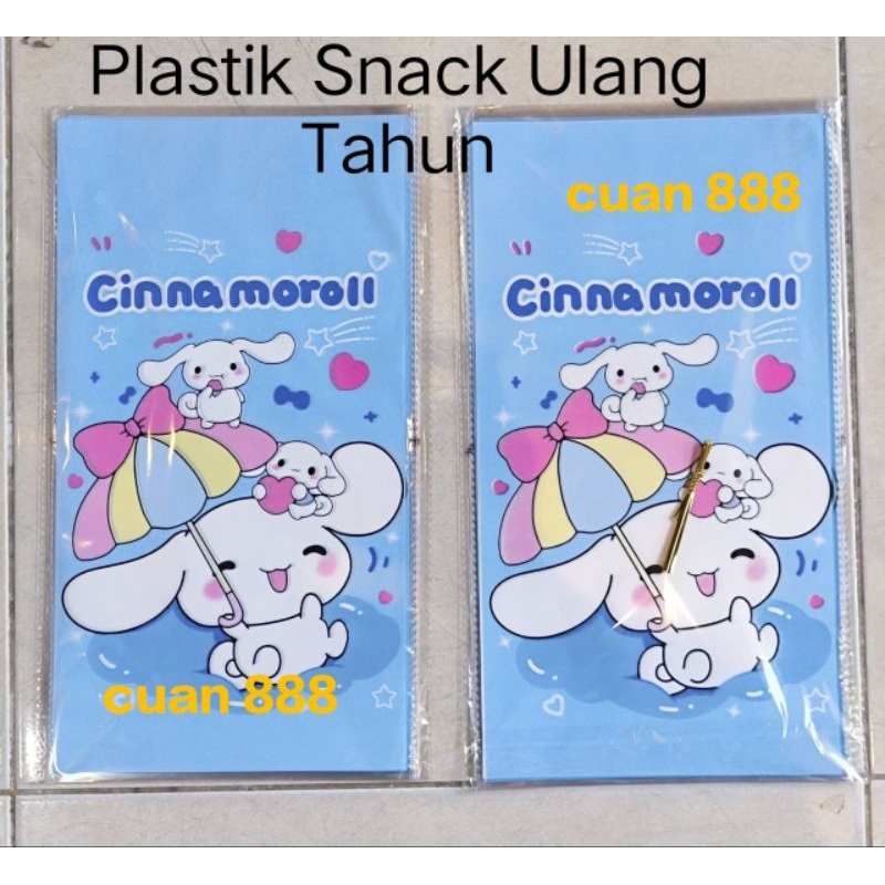 Opp Ulta 22x40 10 sheets Plastic Birthday Cinnamoroll Character Snack ...