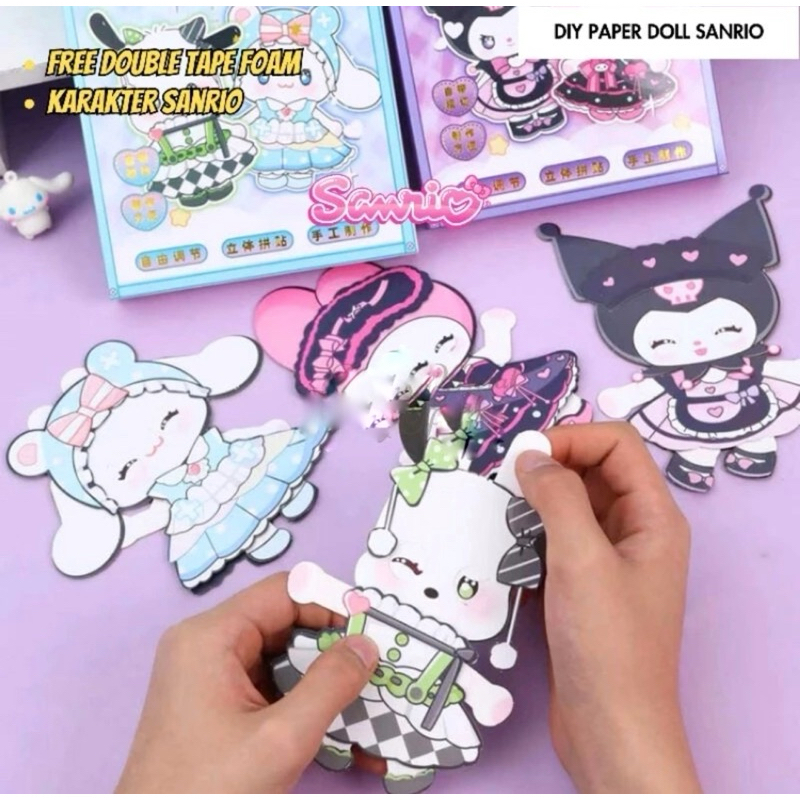 Sanrio LBR DIY Rocking DOLL STICKER/DOLL STICKER/Toy | Shopee Malaysia
