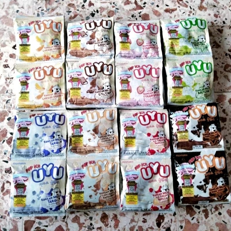 () Pop Ice UYU Korean Milky All Variant Contents 10Pcs | Shopee Malaysia