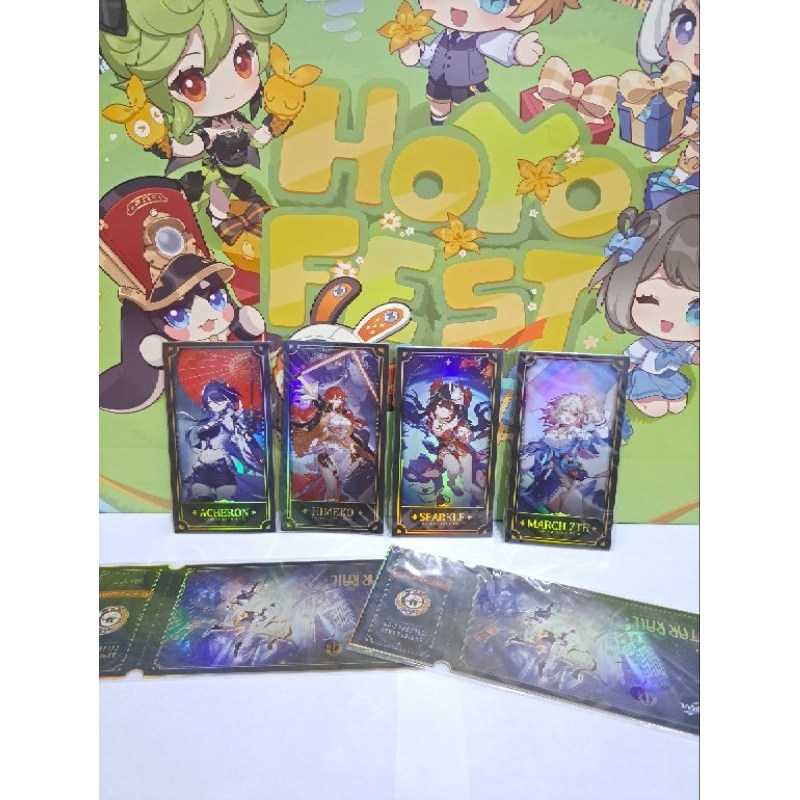 Honkai Star Rail Hologram Card 1st Anniversary | Shopee Malaysia