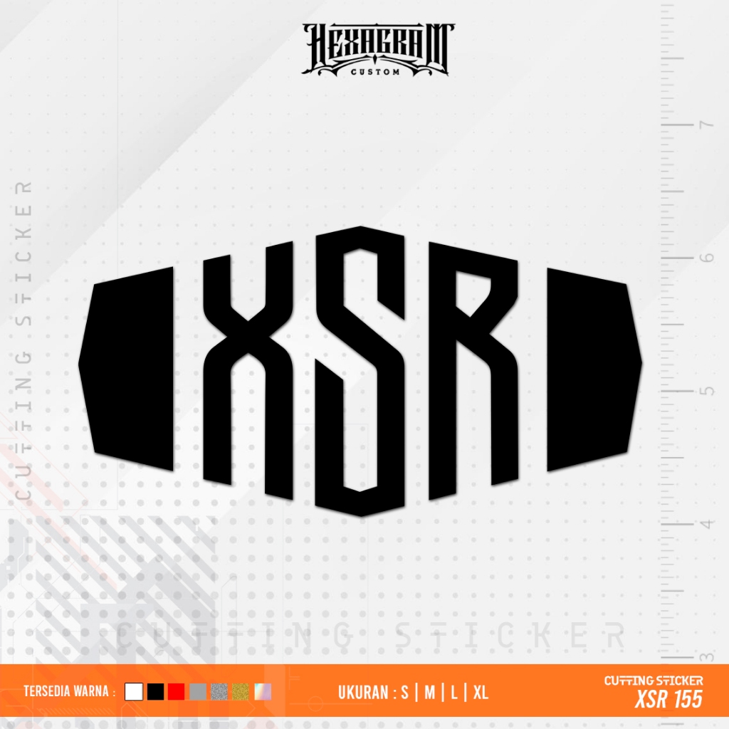 Cutting Sticker Yamaha XSR Logo | Yamaha Motorcycle XSR 155 Logo ...
