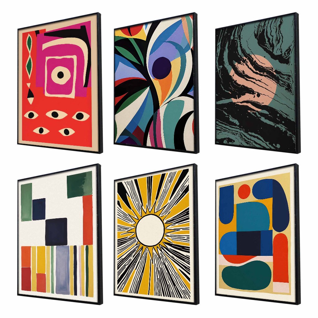 Aesthetic WALL Poster Frameblock A3 Size 30x40 cm Abstract Poster Wall ...