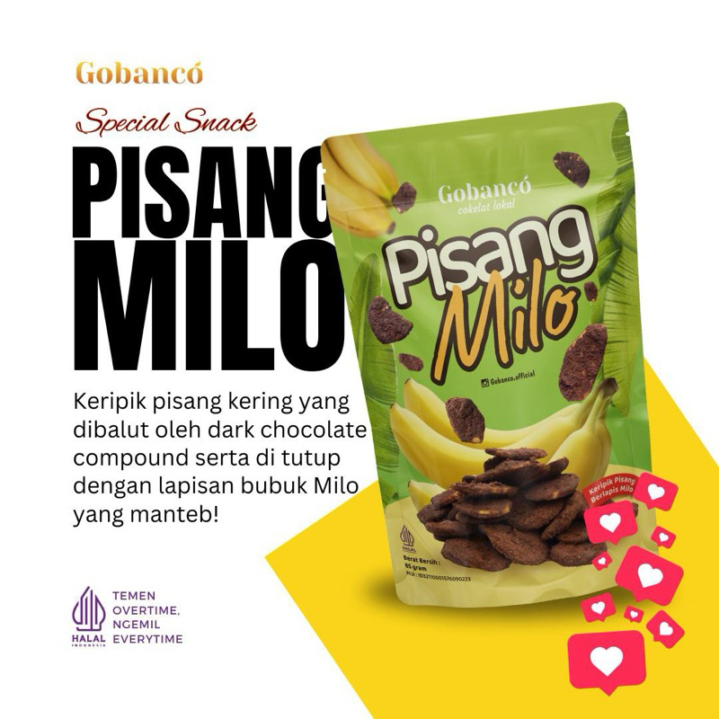 Gobanco Banana Chips Soes Choco Crunch Milo | Shopee Malaysia
