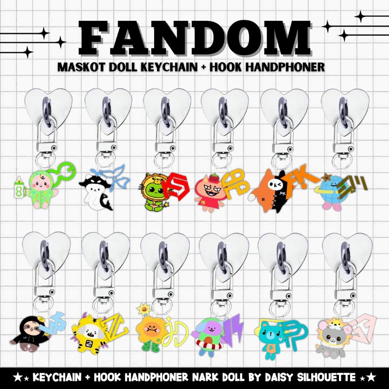 NARAK DOLL KEYCHAIN + HOOK HANDPHONE || HANDPHONE ACCESSORIES || GMMTV ...