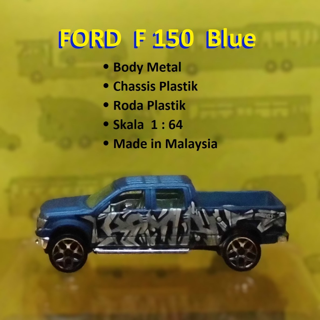 Hot Wheels Loose Ford F 150 Blue | Shopee Malaysia