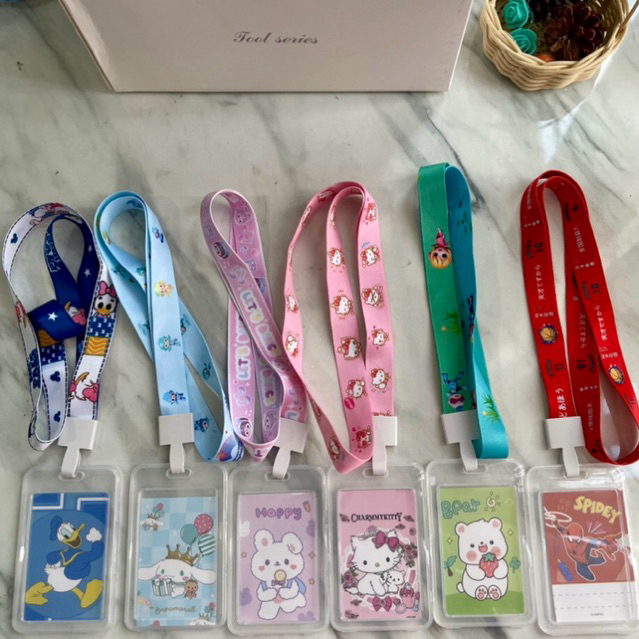 GANTUNGAN Name Tag Id Card Transparent Id Card Hanger Plastic Name Card ...