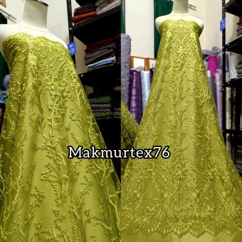 Thick Edge Root Tile Fabric/Edge Root Tile/Kebaya Material | Shopee ...