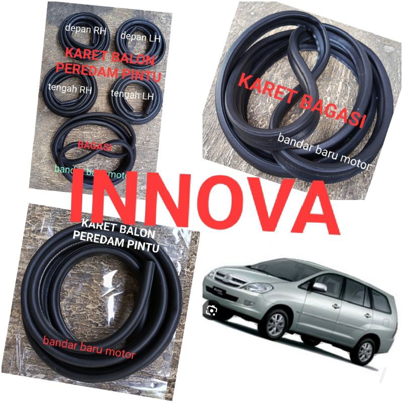 Innova OLD 2004-2015 CAR BODY DOOR BALLOON RUBBER (SET 5 DOORS ...