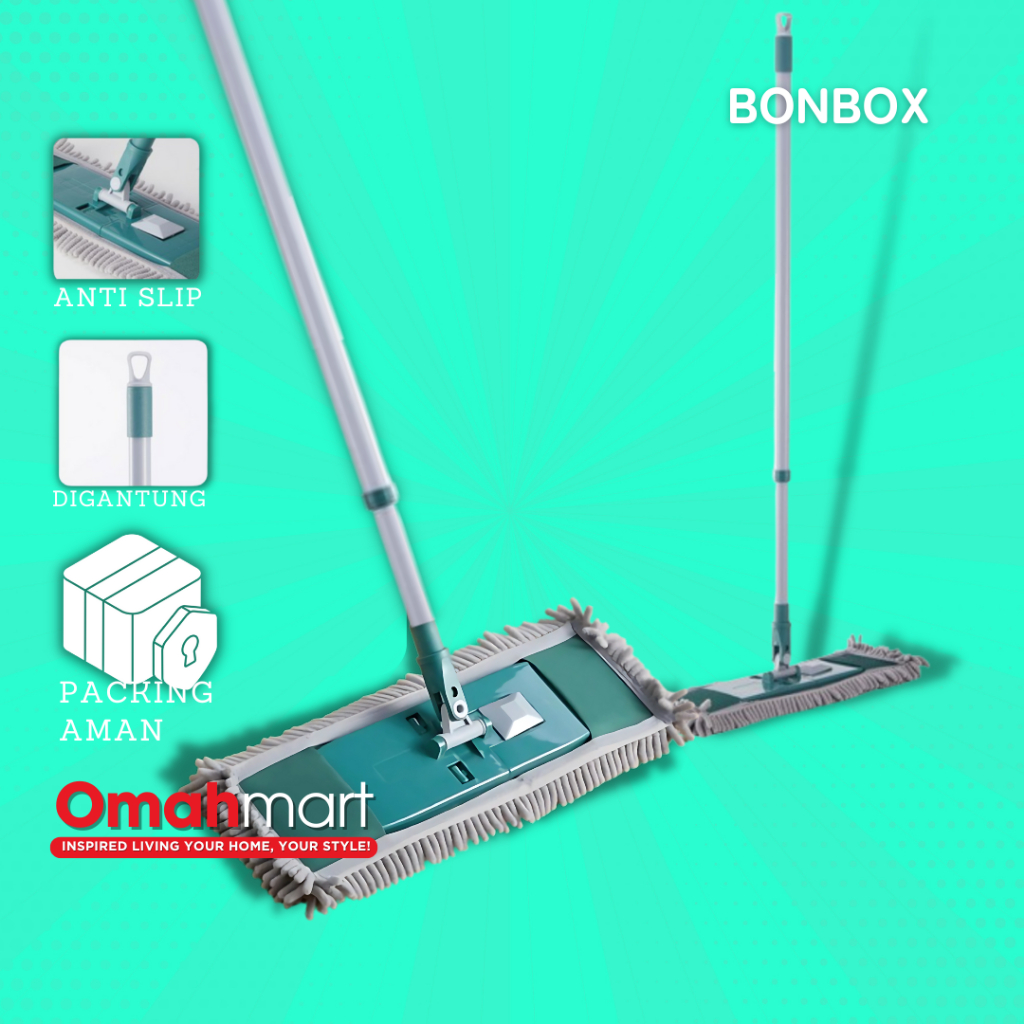 Lobby Duster Push Microfiber Cendol Stainless steel Floor Sweep Tool 40 ...