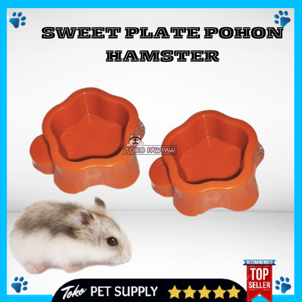 Sweet Plate Tree Plate Hamster Dinner Plate Squirrel Feed Container ...