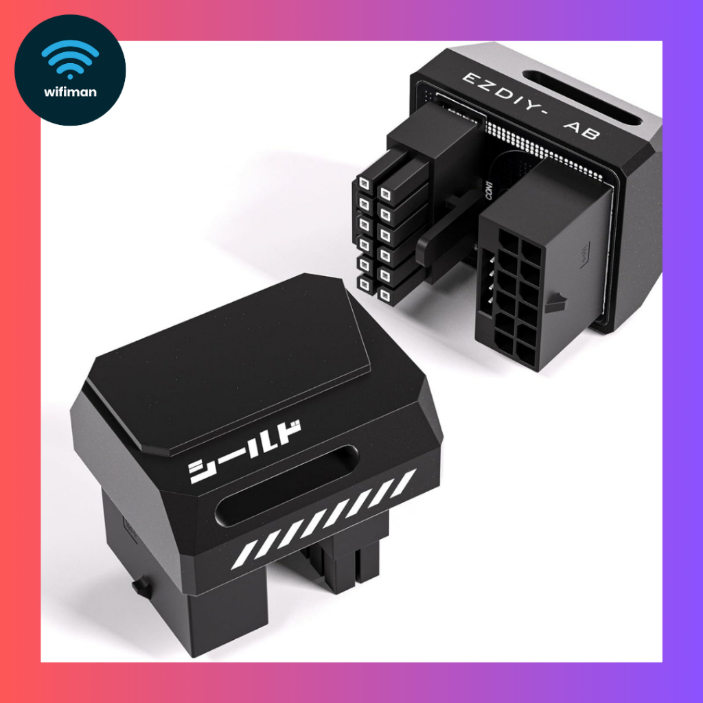HITAM Ezdiy-fab Shield 12VHPWR 180 Alumunium GPU Adapter Black - PCIe 5 ...