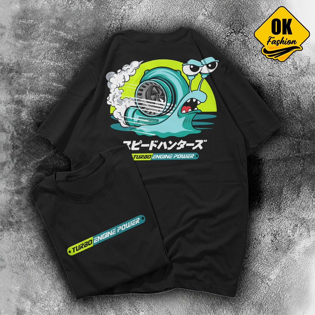 Kaos JDM TURBO SNAIL GARRY AUTOMOTIVE SQUID LAND ENGINE DIESEL POWER ...