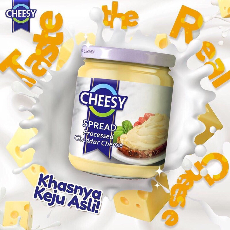 Cheesy Spread Cheese Spread Jam Cheddar Cheese 240g | Shopee Malaysia