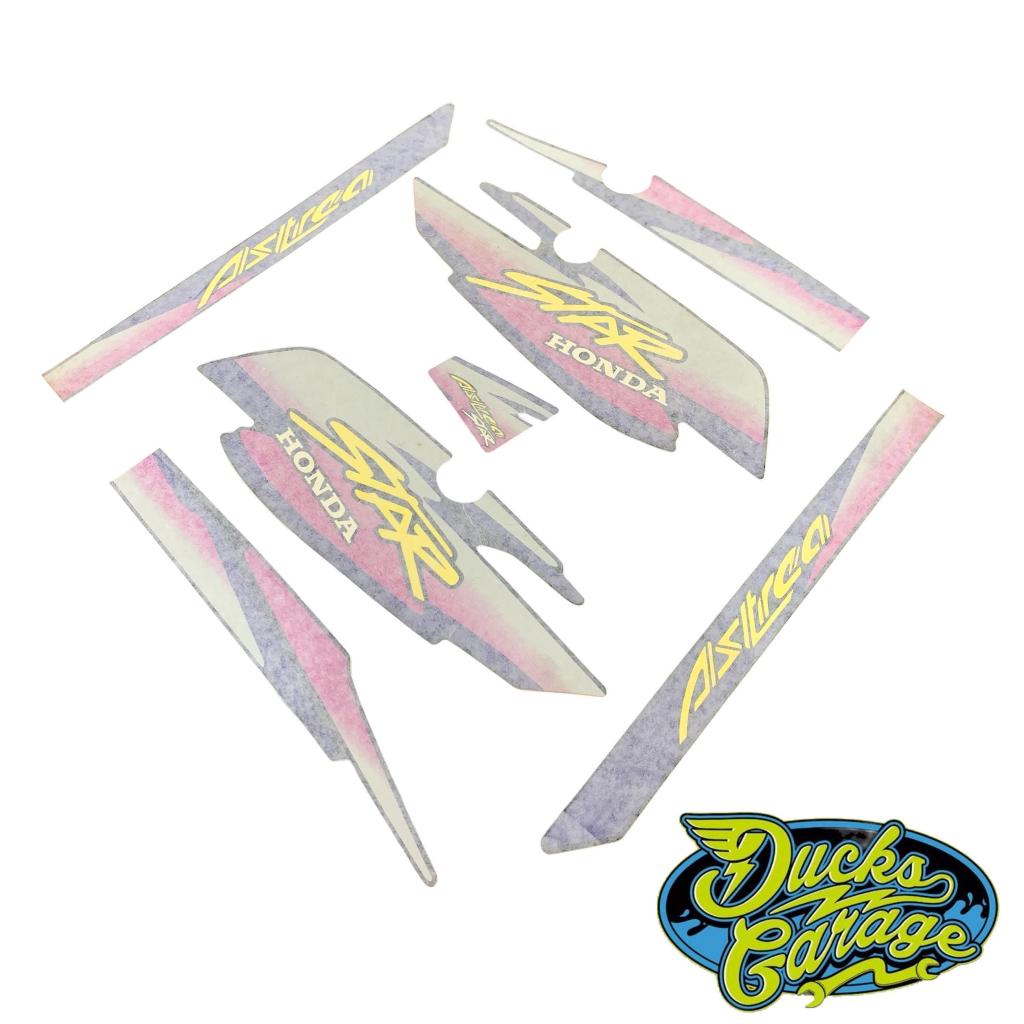 Honda astrea star Striping sticker, original details, two laminations ...