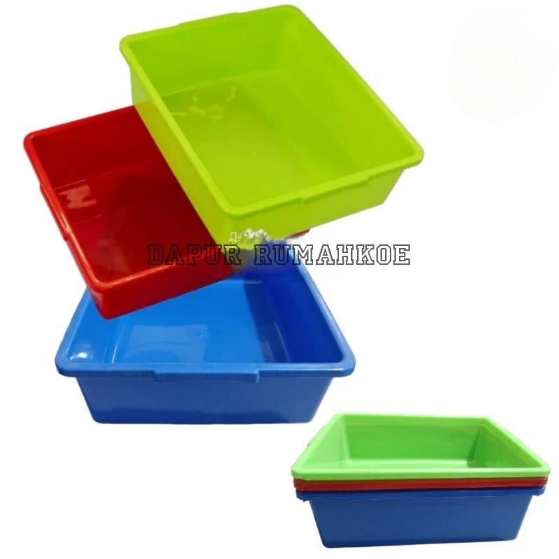 Plastic square tub / Cat litter box / Multipurpose box | Shopee Malaysia