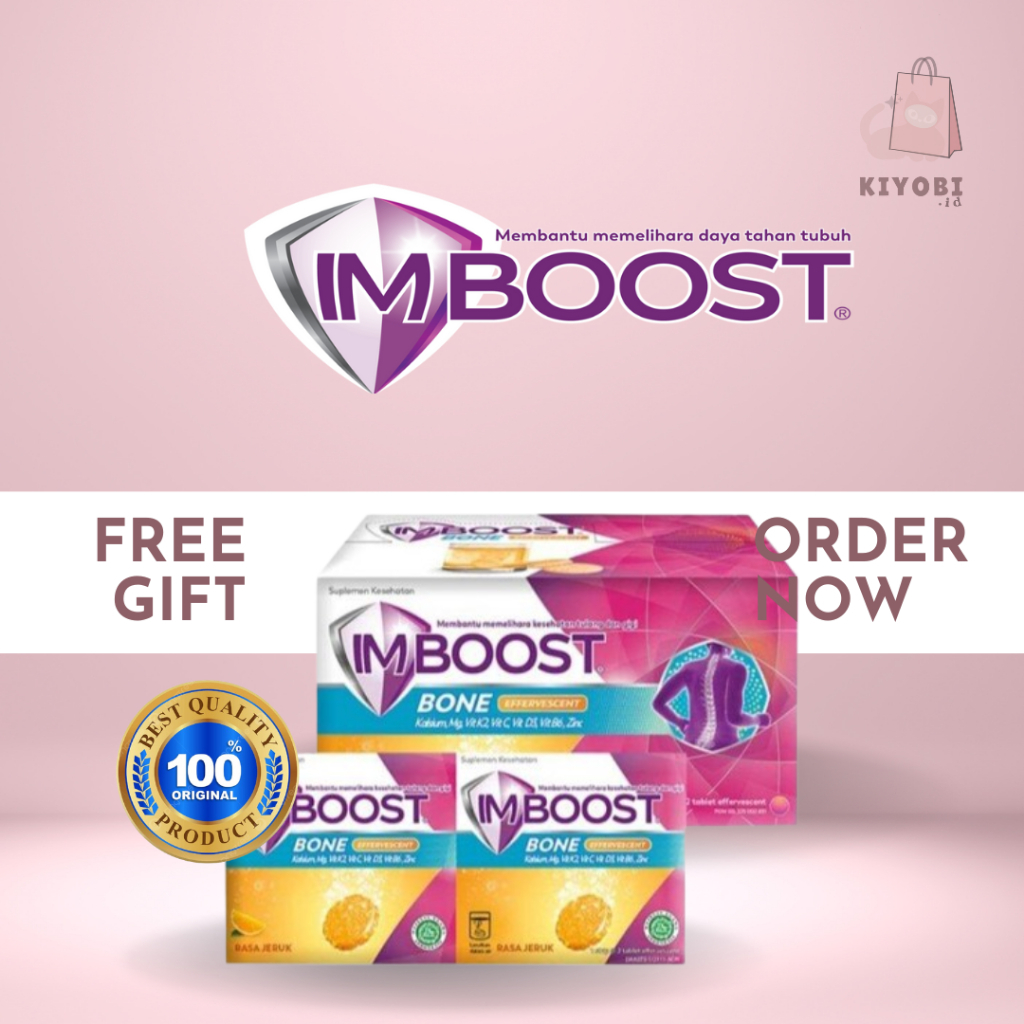 Imboost Bone Effervescent Orange Maintains Bone Health (2 Tablets ...