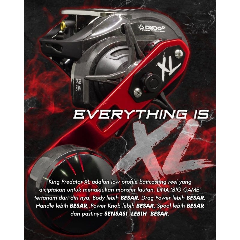 Bc DAIDO KING PREDATOR REEL 400XL | Shopee Malaysia
