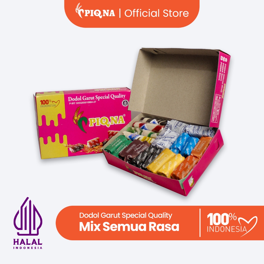 Dodol Garut PIQNA Mix 8 Flavor Variants | Dodol Garut Special Quality ...
