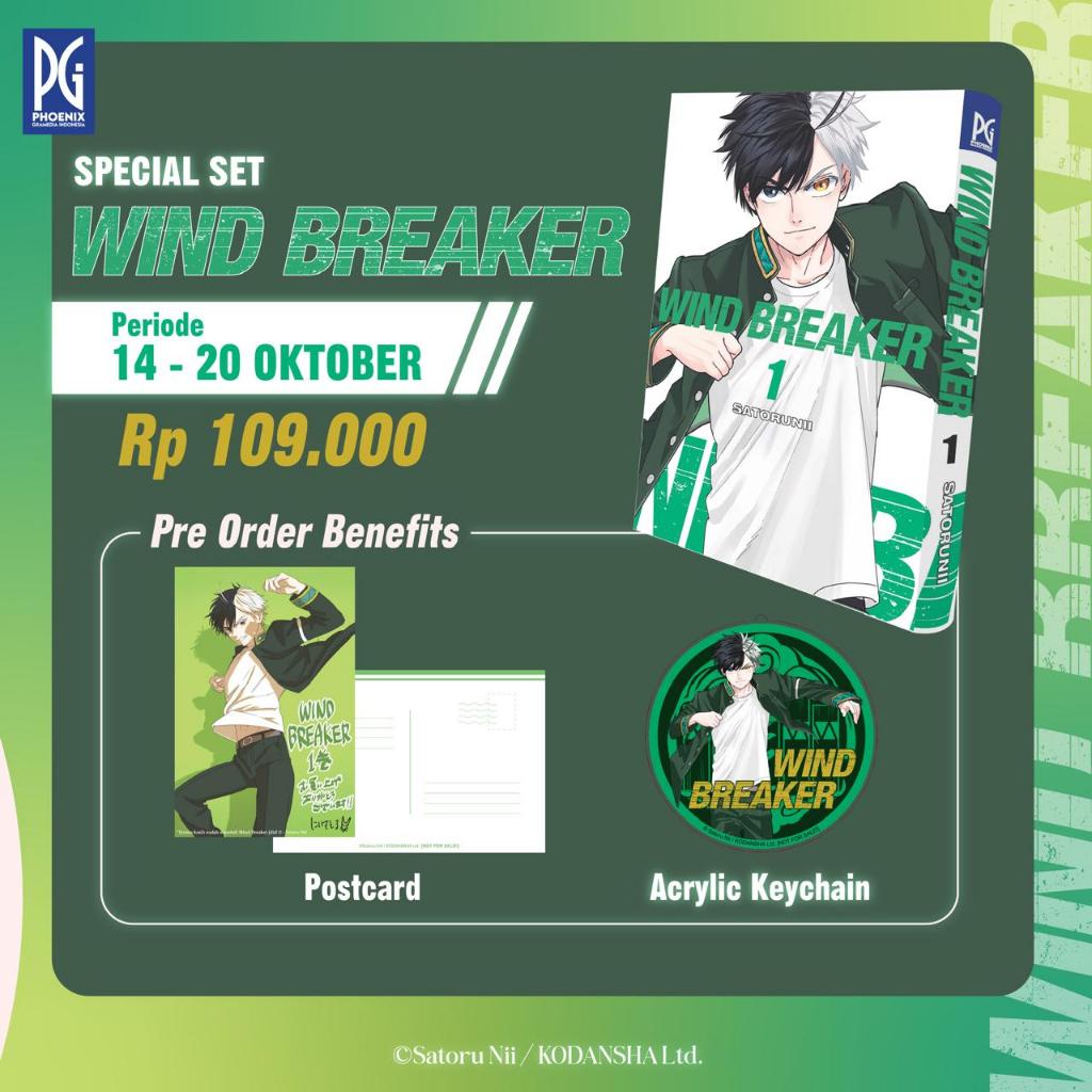 Wind Breaker Comic Vol. 1 - Special Set by Satoru Nii | Shopee Malaysia