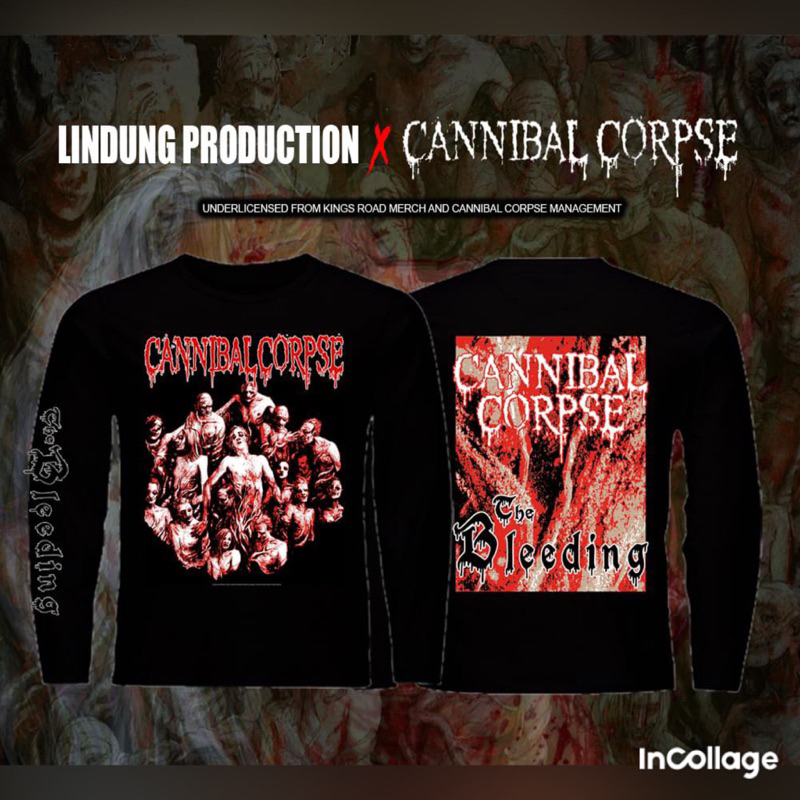 Cannibal CORPSE the bleeding - LONGSLEEVE ORIGINAL official Licensed Released By king road merch ...