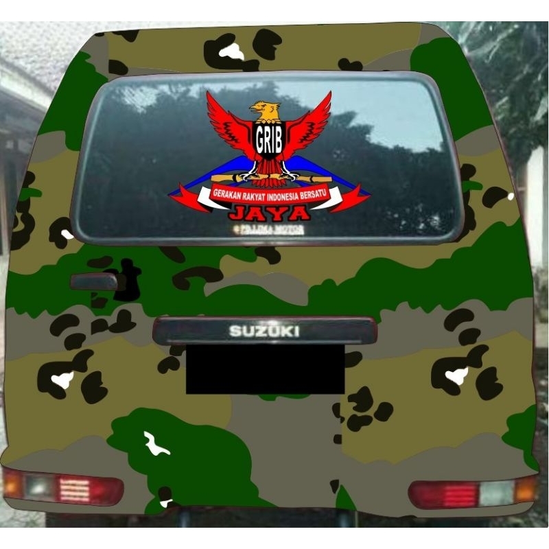 Grib Jaya Stickers / Cutting Stickers / Embossed Stacked Stickers ...