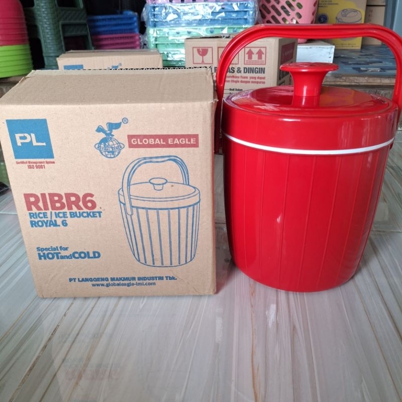 TERMOS Rice BUCKET PL RICR6 RICE/COLD, global eagle RICE container ...