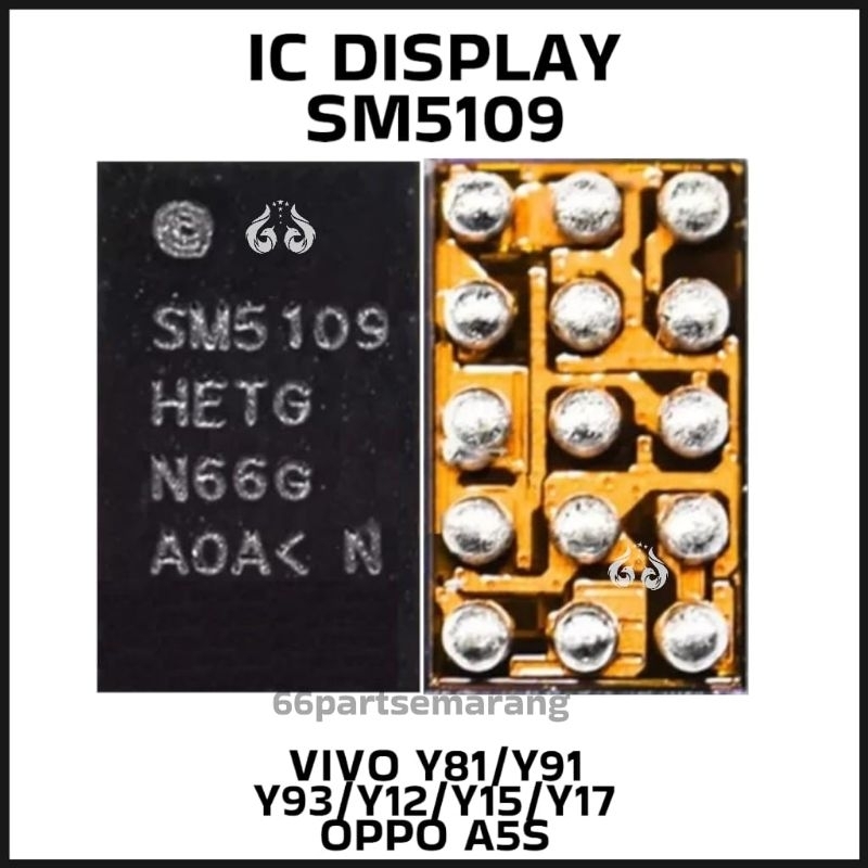 Ic Display SM3010 / SM5109 Samsung A10 / A30 / A50 / S10 / S10+ Plus ...