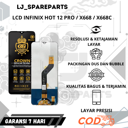 Lcd INFINIX HOT 10 PLAY HOT 11 PLAY X688 X688B X688C FULLSET COMPLETE ...