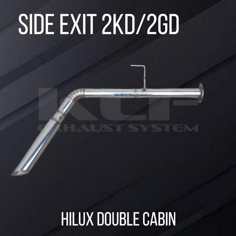 Hilux Vigo Hilux Revo 2KD/2GD Double Cabin Side Exit Exhaust | Shopee ...