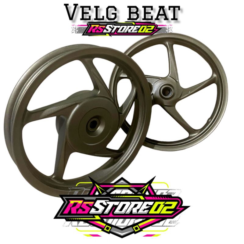 Original AHM Honda Beat Racing Rims Front and Rear Can Riques Color ...