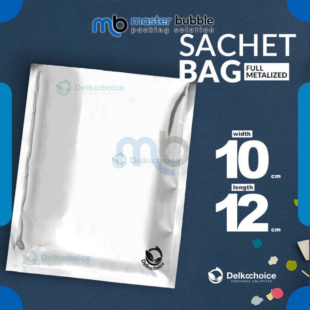 Silver Sachet Packaging 10cm X 12cm Bag Full Metalizing Saset Drip Bag ...