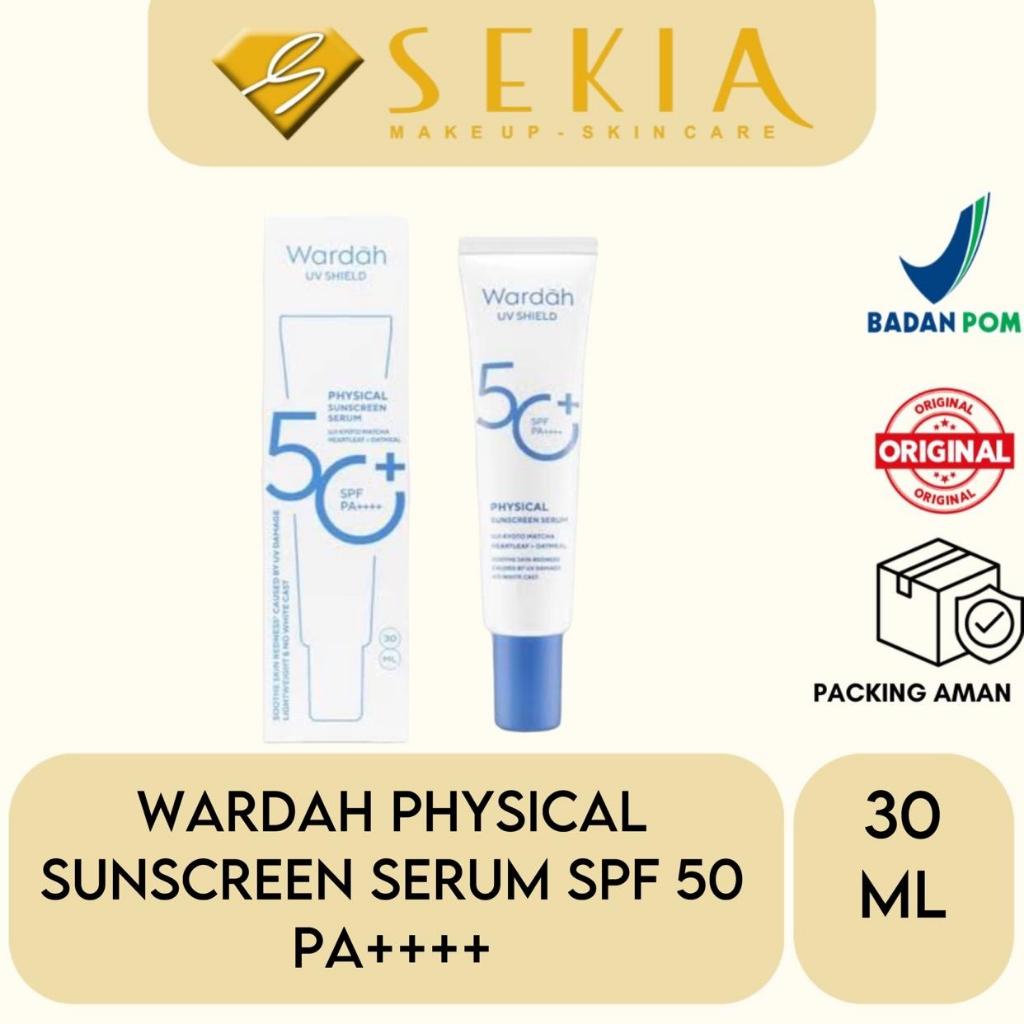 Wardah Uv Shield Physical Sunscreen Serum SPF 50 PA++++30ML | Shopee Malaysia
