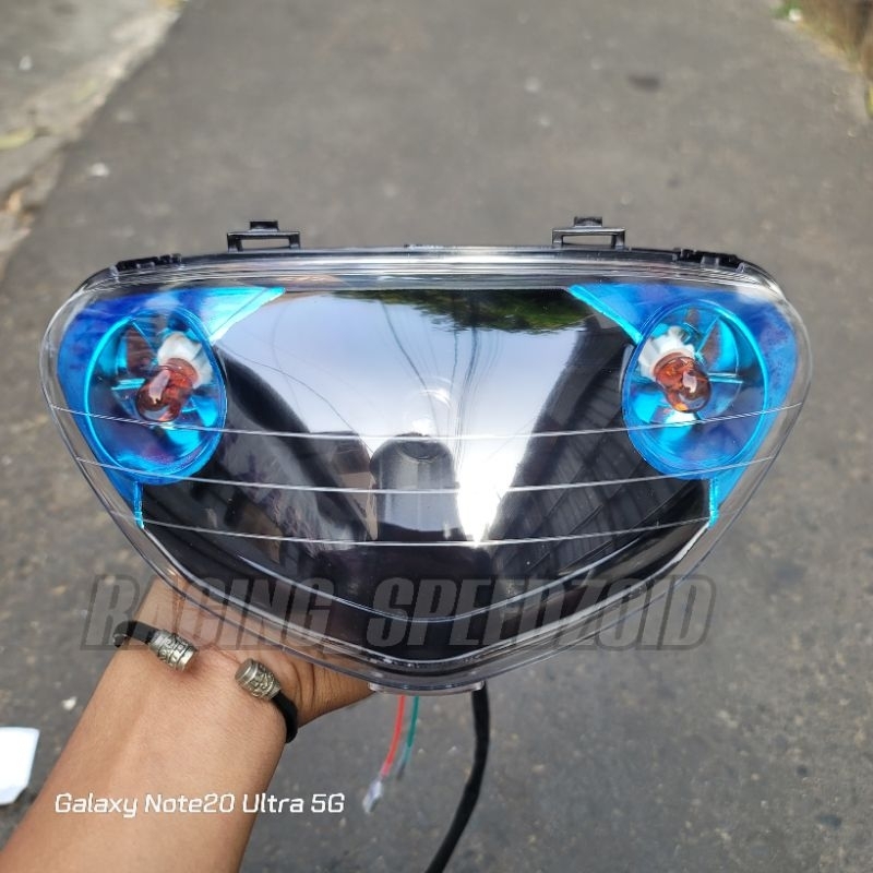 Yamaha Mio Sporty Custom Headlight Reflector Full Set Headlamp Mio ...