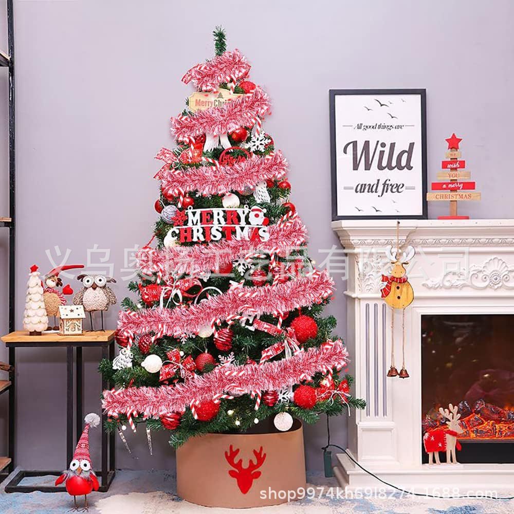 HIJAU PUTIH Mystyle SLINGER Crutches CHRISTMAS Tree Decorations Green ...