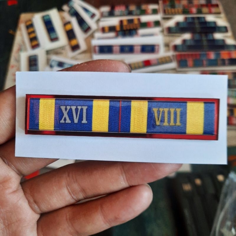 Satyalancana Service 8 Years and 16 Years - Satya Badge Service Ribbon ...