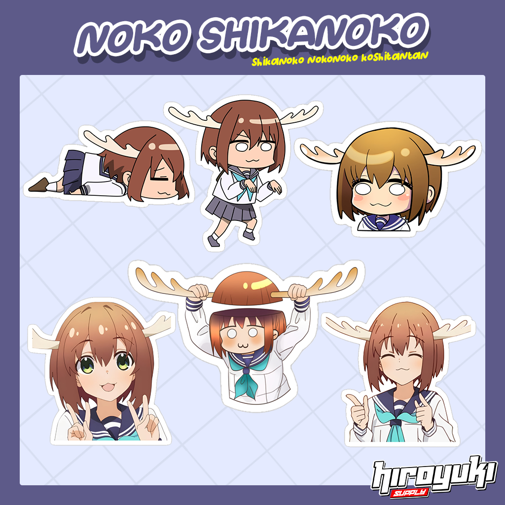 Shikanoko Nokonoko Koshitan Nokotan Anime Sticker | Shopee Malaysia