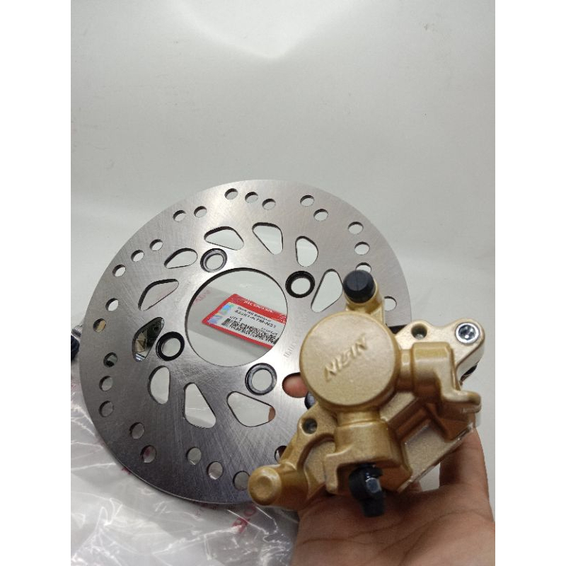 Palababi calipers plus rear disc set supra x 125 DD Honda Blade ...