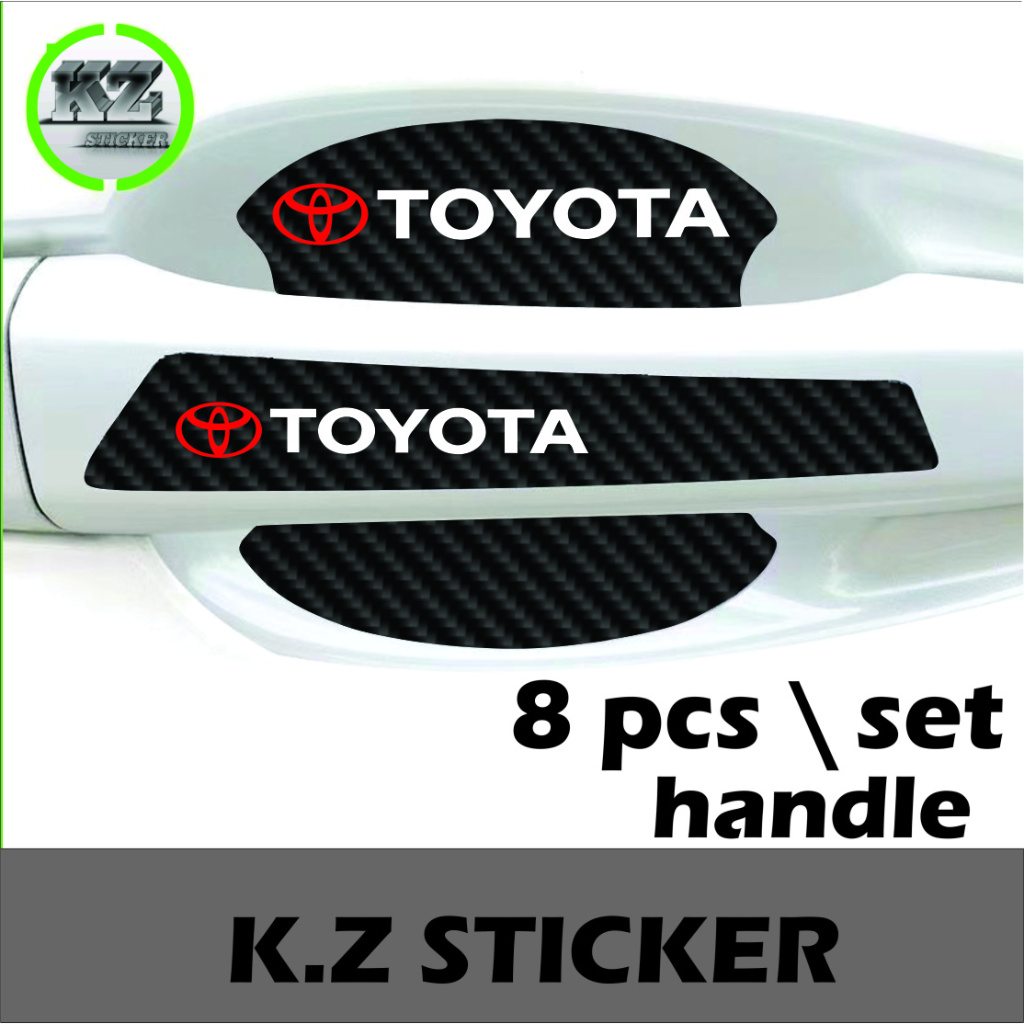 3d CARBON STICKER FOR TOYOTA CARS ALL TYPES OF 3D CARBON STICKER TOYOTA ...