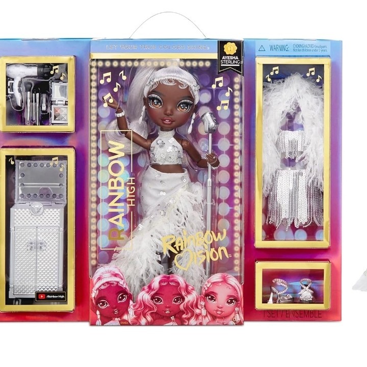 Rainbow High Rainbow Vision Divas Ayesha Sterling Fashion Doll ORI ...