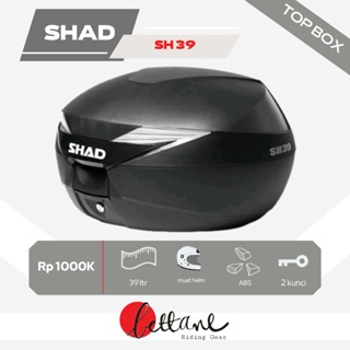 HITAM PUTIH Box SHAD SH39 Black// Carbon// White ORIGINAL SH 39 Black ...