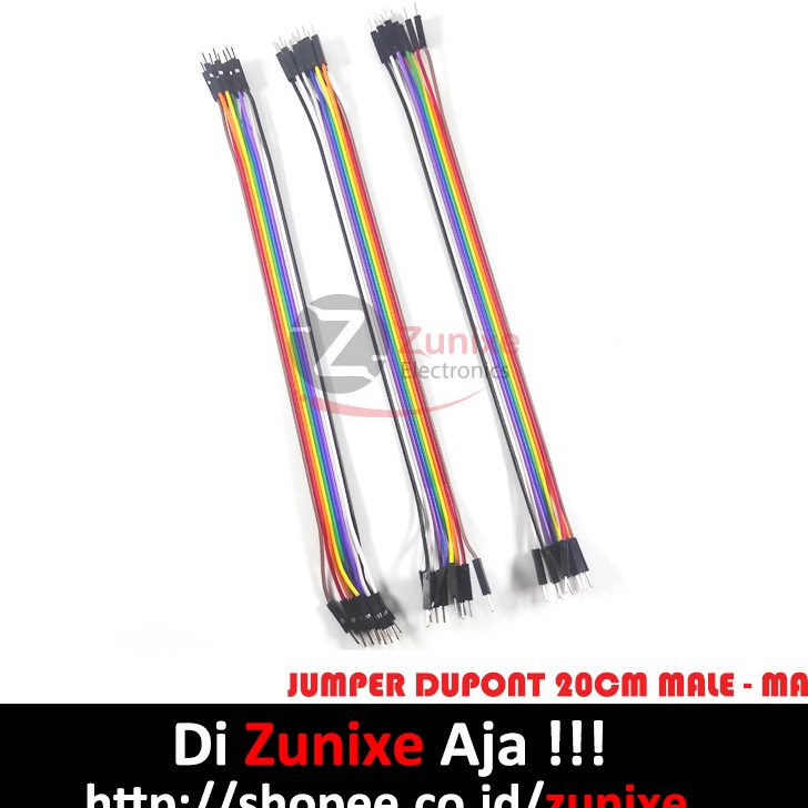 Dupont JUMPER Cable 2CM 1pcs MALE MALE ARDUINO UNO MEGA RASPBERRY ...
